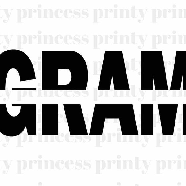 Gram Svg - Etsy