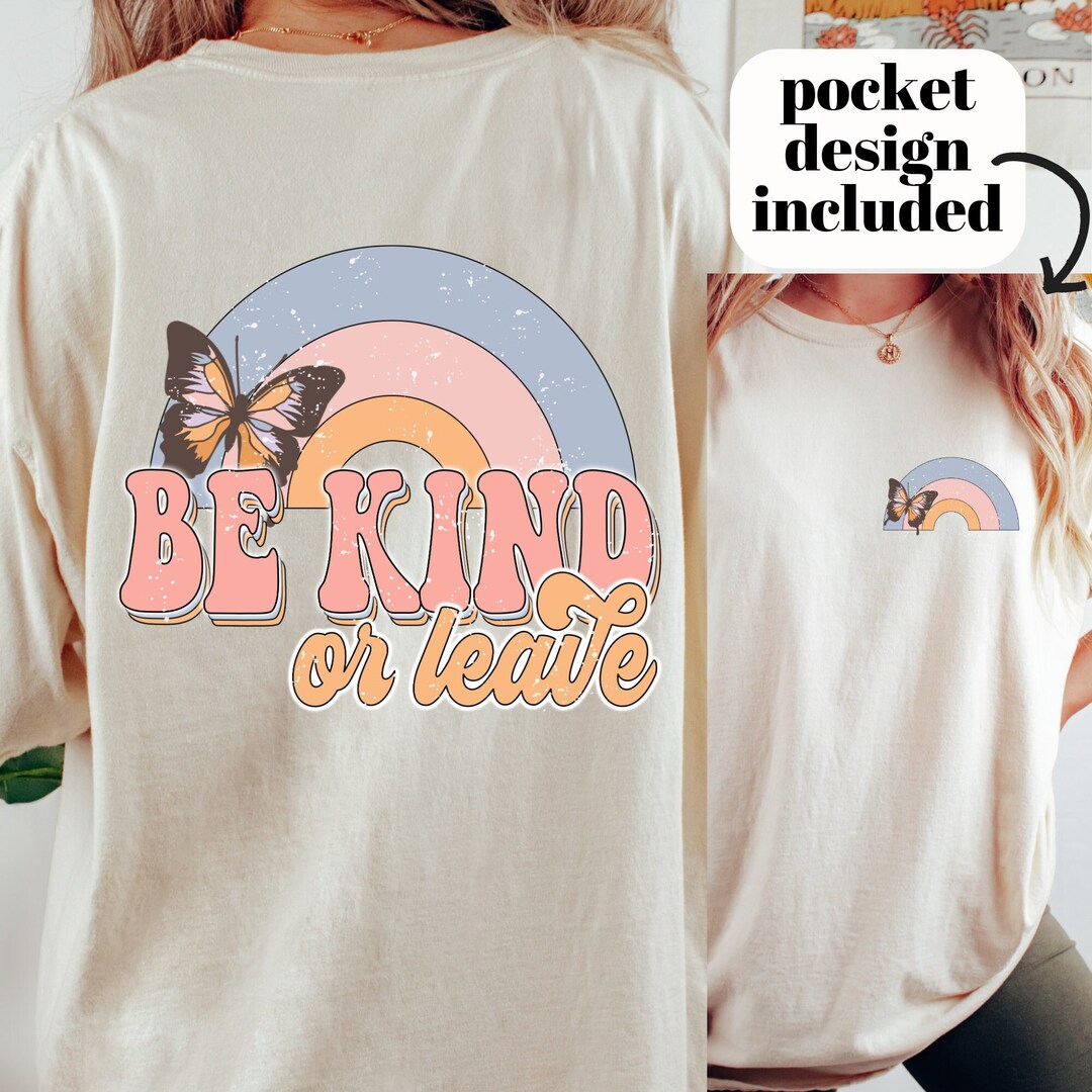 Be Kind Sublimation File | Boho Sublimation Design | Kind PNG | Digital ...