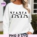 Yaya SVG, PNG, Split Yaya Frame Svg, Mother's Day Svg, Mom Cut File ...