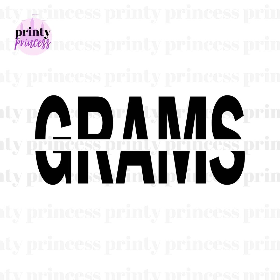 Grams SVG, PNG, Split Grandma Frame Svg, Mother's Day Svg, Mom Cut File ...