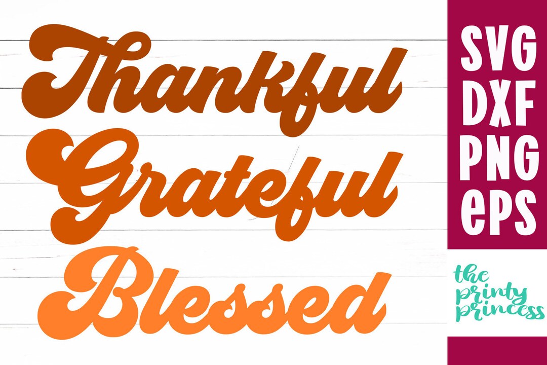 Thankful SVG Retro Fall SVG Fall SVG Thankful Sign Fall Decor ...