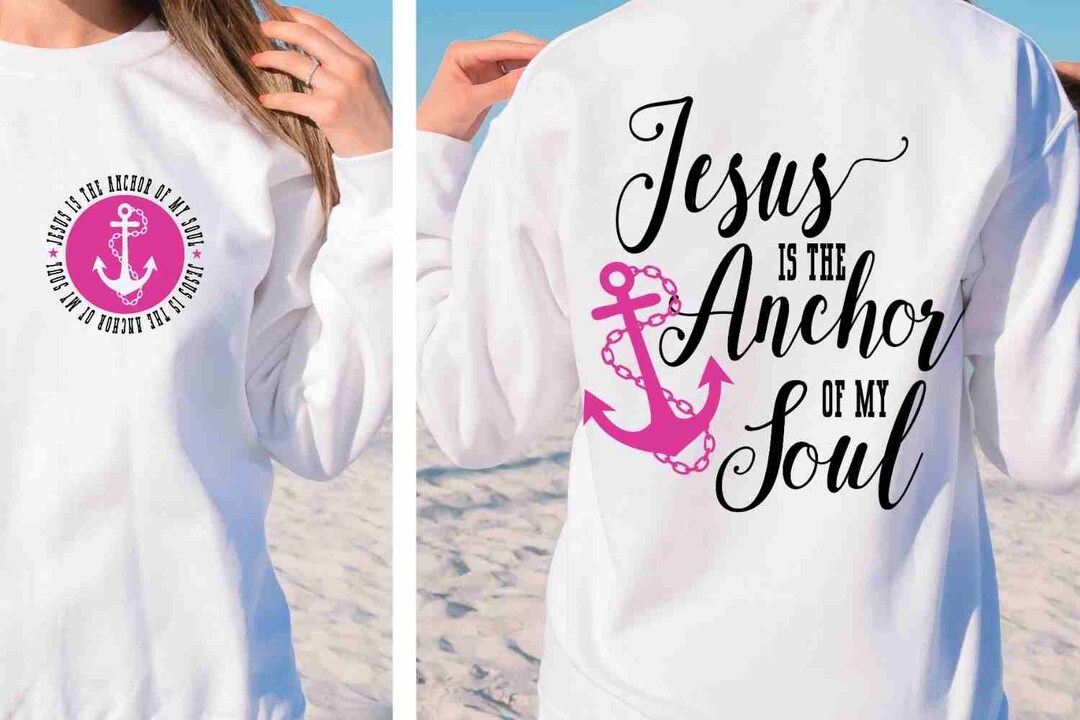 Jesus is My Anchor SVG, PNG, Anchor Svg, Bible Verse Svg, Church Svg ...