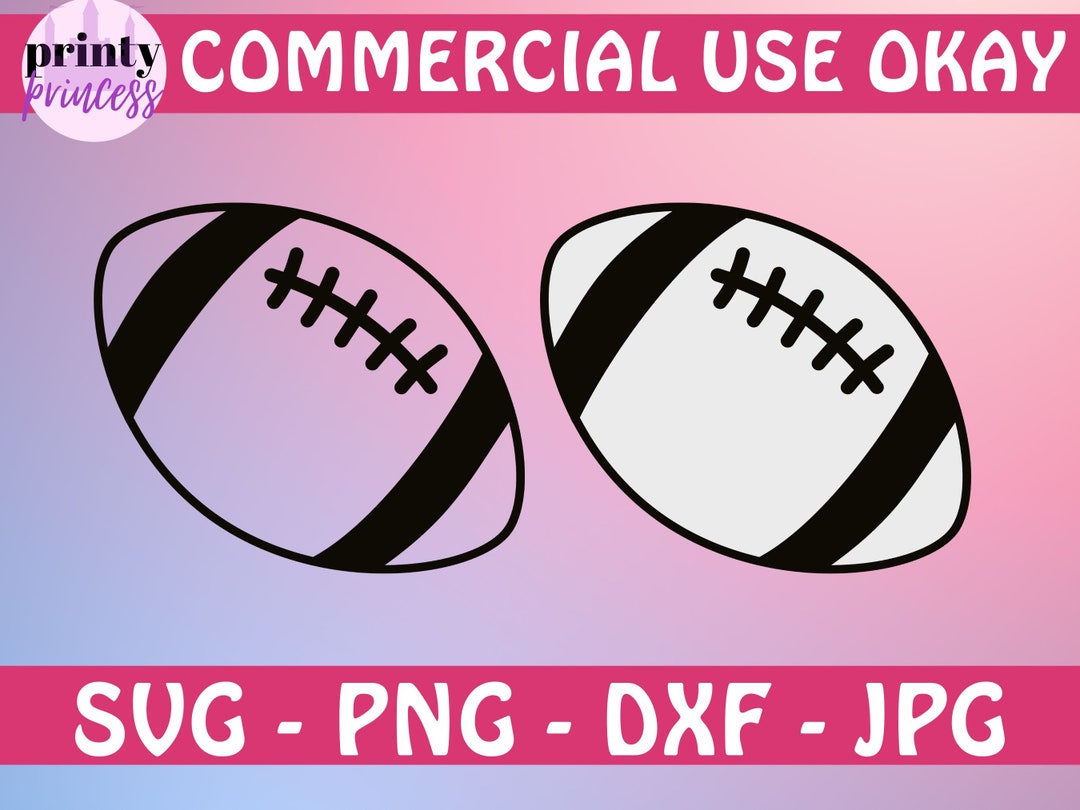 Football SVG, Football Outline Svg, Sports Svgs, Football Cut File, Svg ...