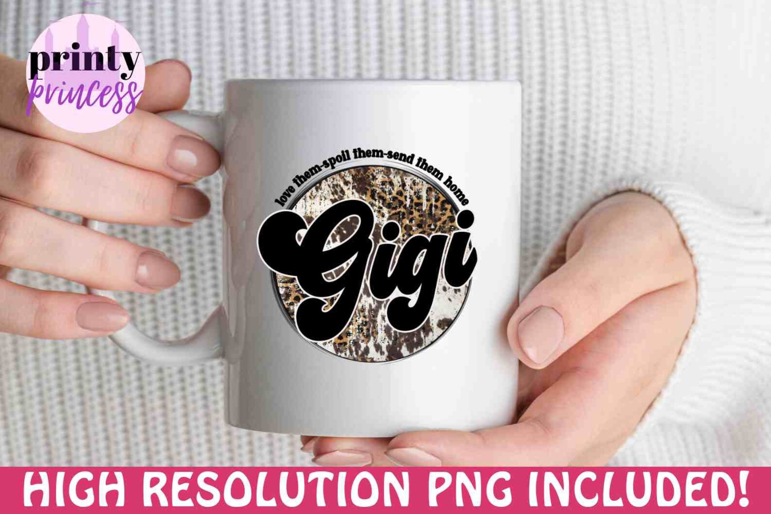 Funny GIGI PNG, Distressed Gigi Png, Boho Sublimation, Png, Gigi Png ...