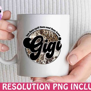 Funny GIGI PNG, Distressed Gigi Png, Boho Sublimation, Png, Gigi Png ...