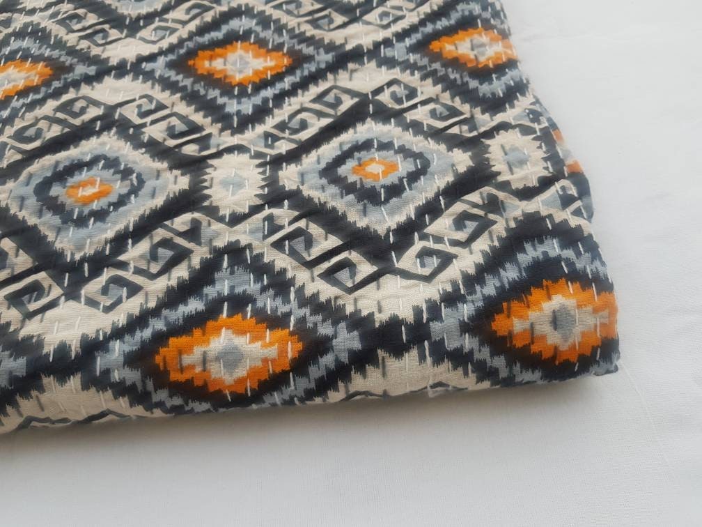 Indian Handmade New Ethnic Buta Printed Kantha Quilt Gudri | Etsy