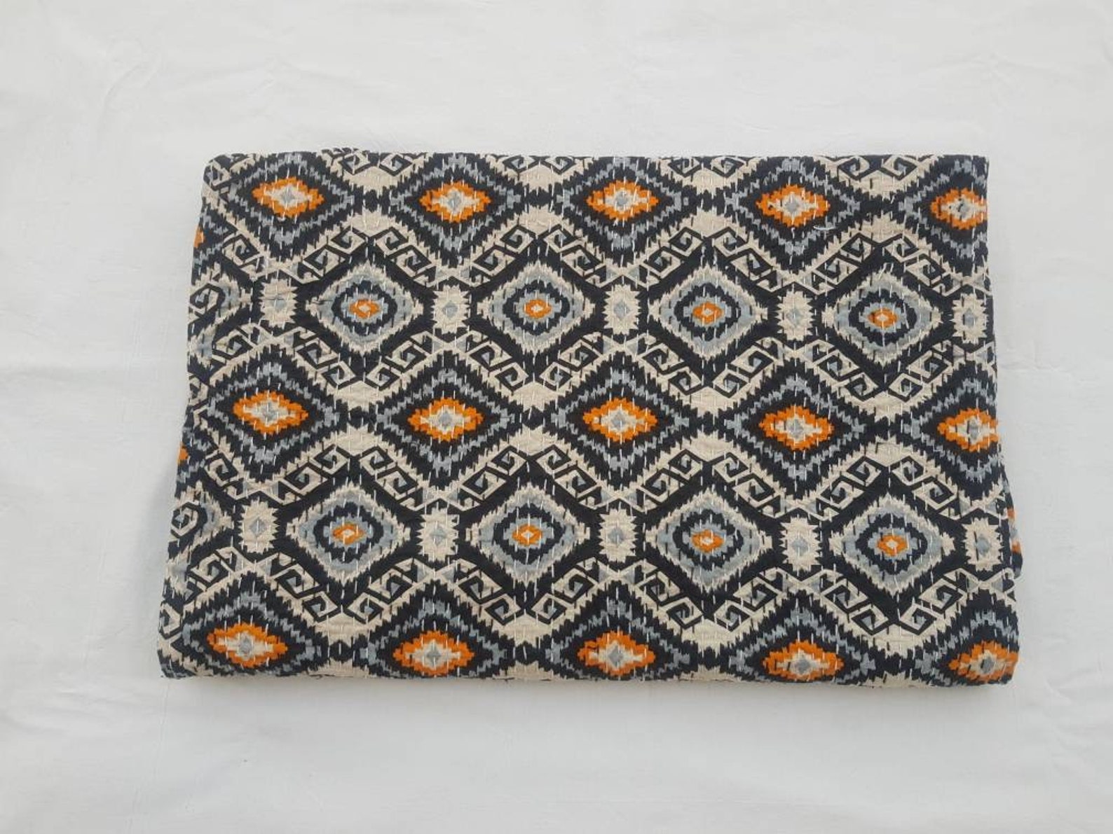 Indian Handmade New Ethnic Buta Printed Kantha Quilt Gudri | Etsy