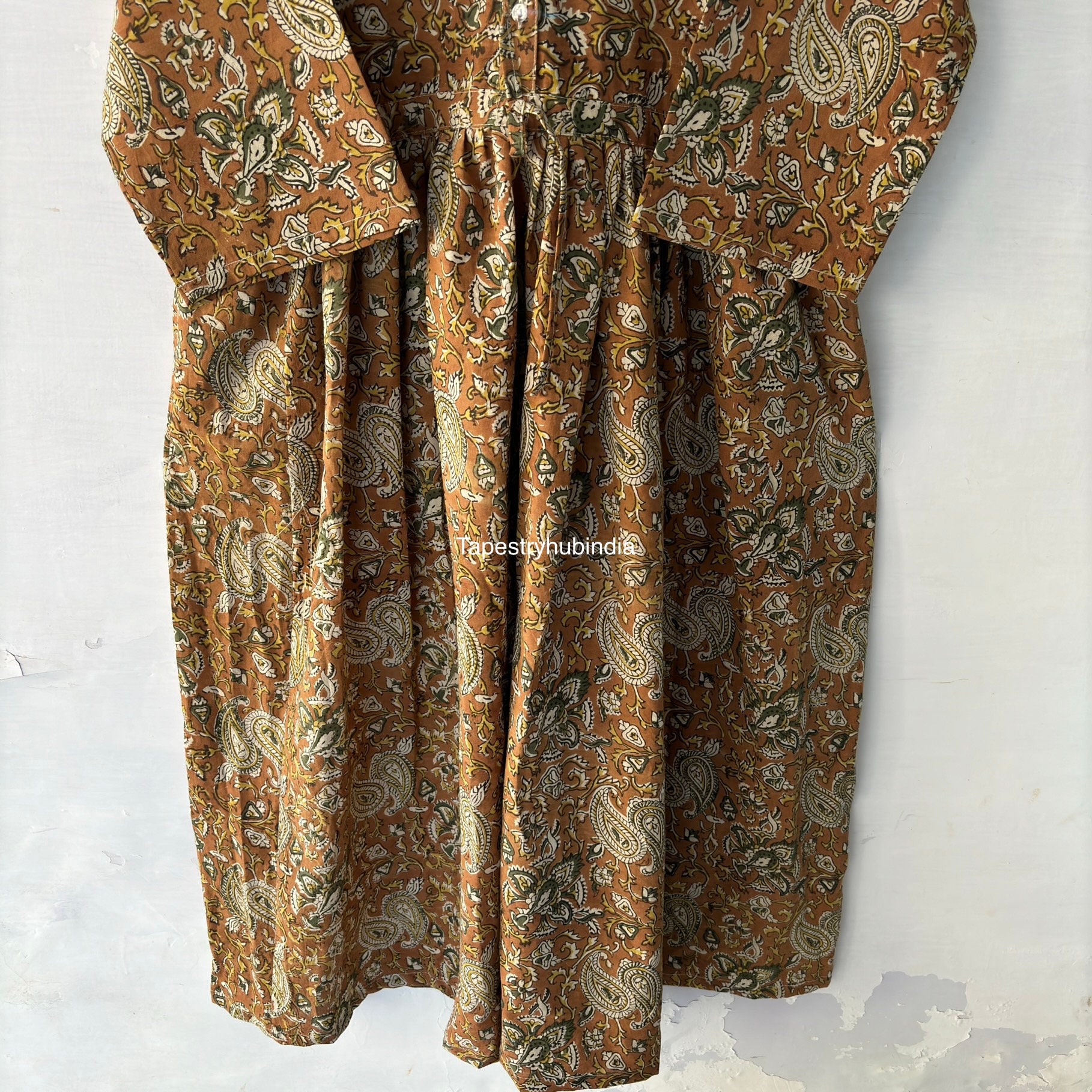 Beautiful Hand Print Dress,handblock Cotton Dress,indian Print Dress ...