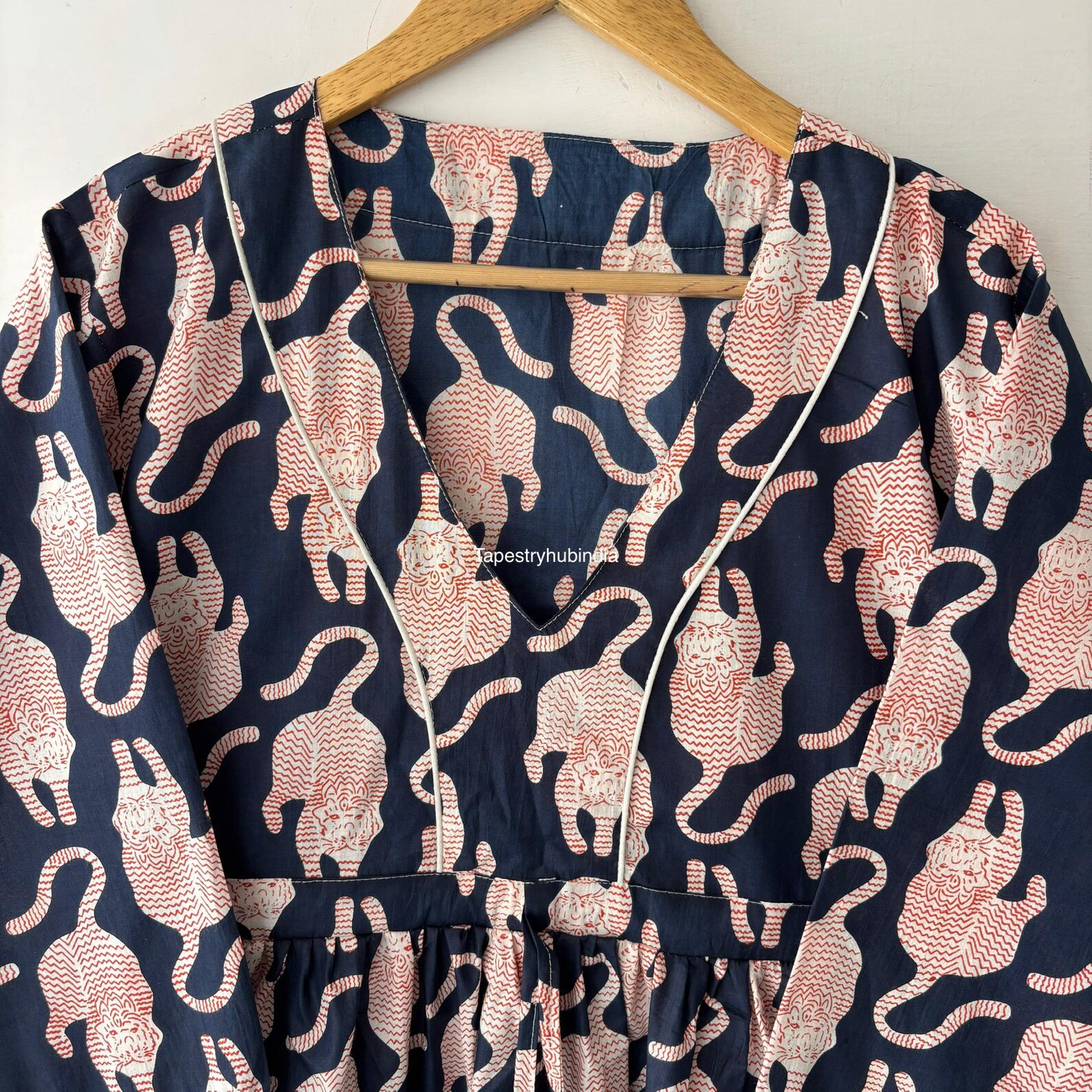Cotton Indian Dress, Hand Block Print Dress, Indian Block Print, Indian ...
