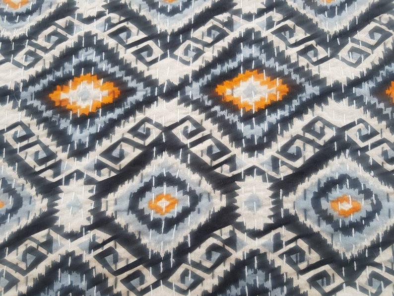 Indian Handmade New Ethnic Buta Printed Kantha Quilt Gudri | Etsy