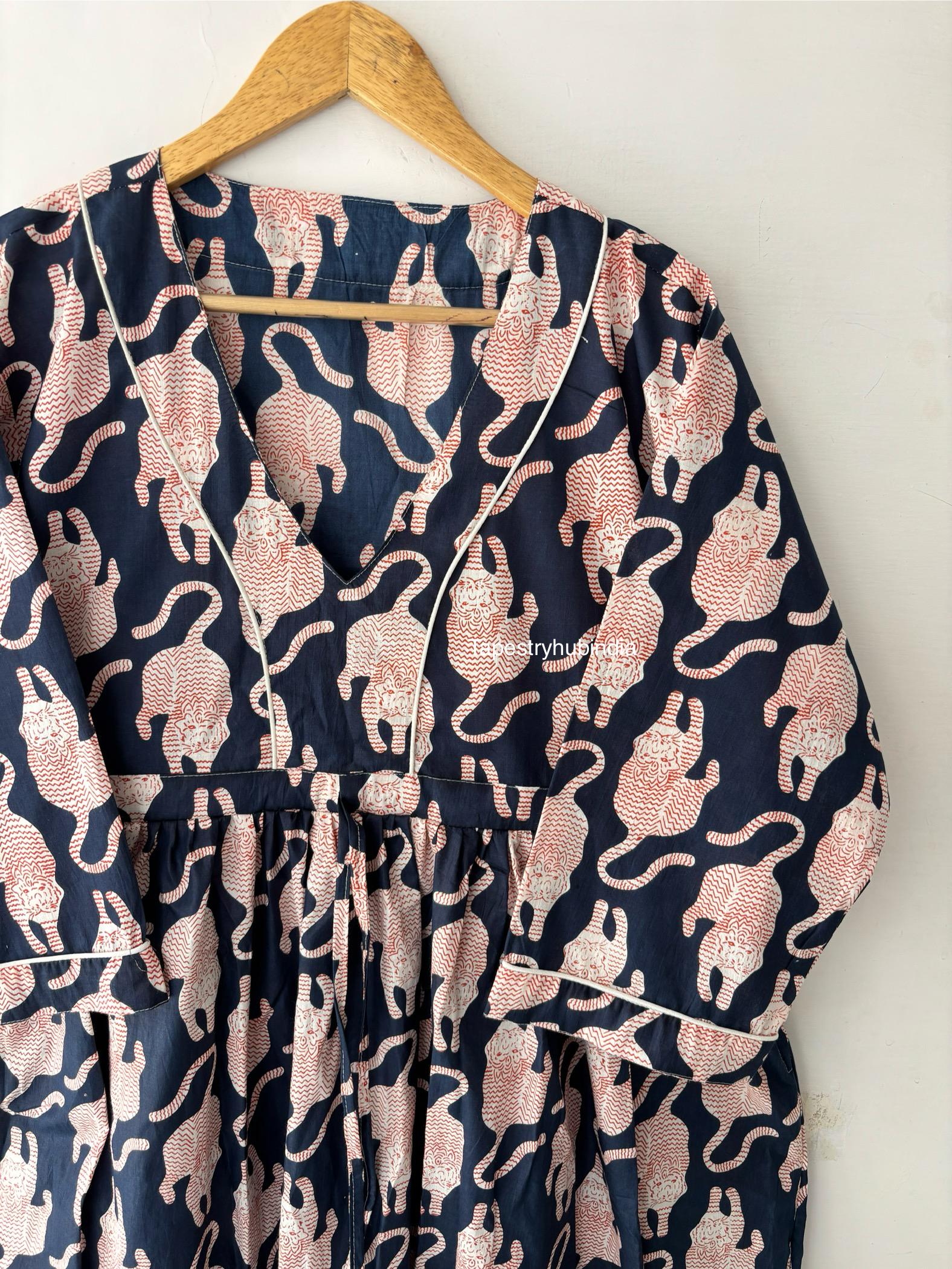 Cotton Indian Dress, Hand Block Print Dress, Indian Block Print, Indian ...