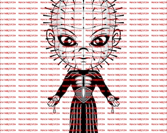 Pinhead Vector Hellraiser Clip Art Horror Cut File - Etsy