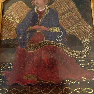 Vintage 1993 Kay Jackson Guardian Angel of Liberty Art Print - Etsy