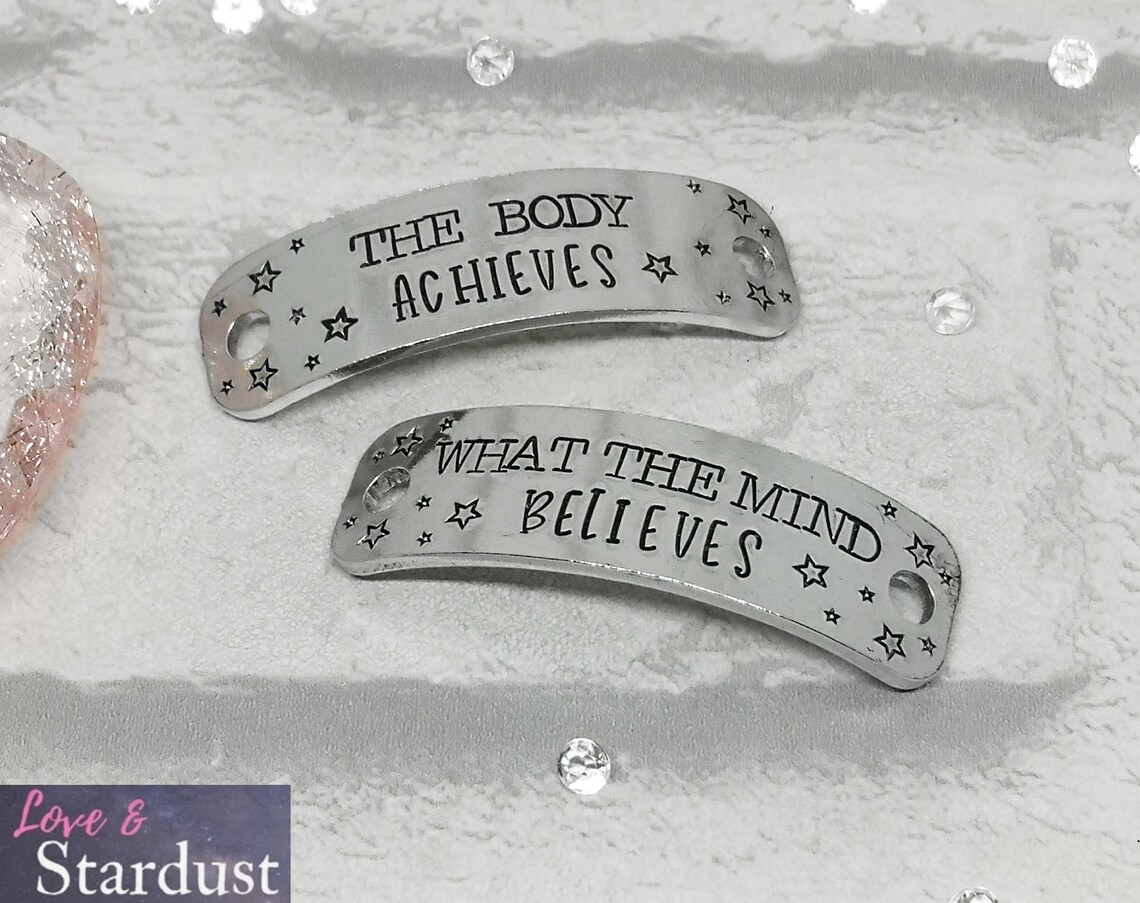 Trainer Tags the Body Achieves What the Mind Believes | Etsy