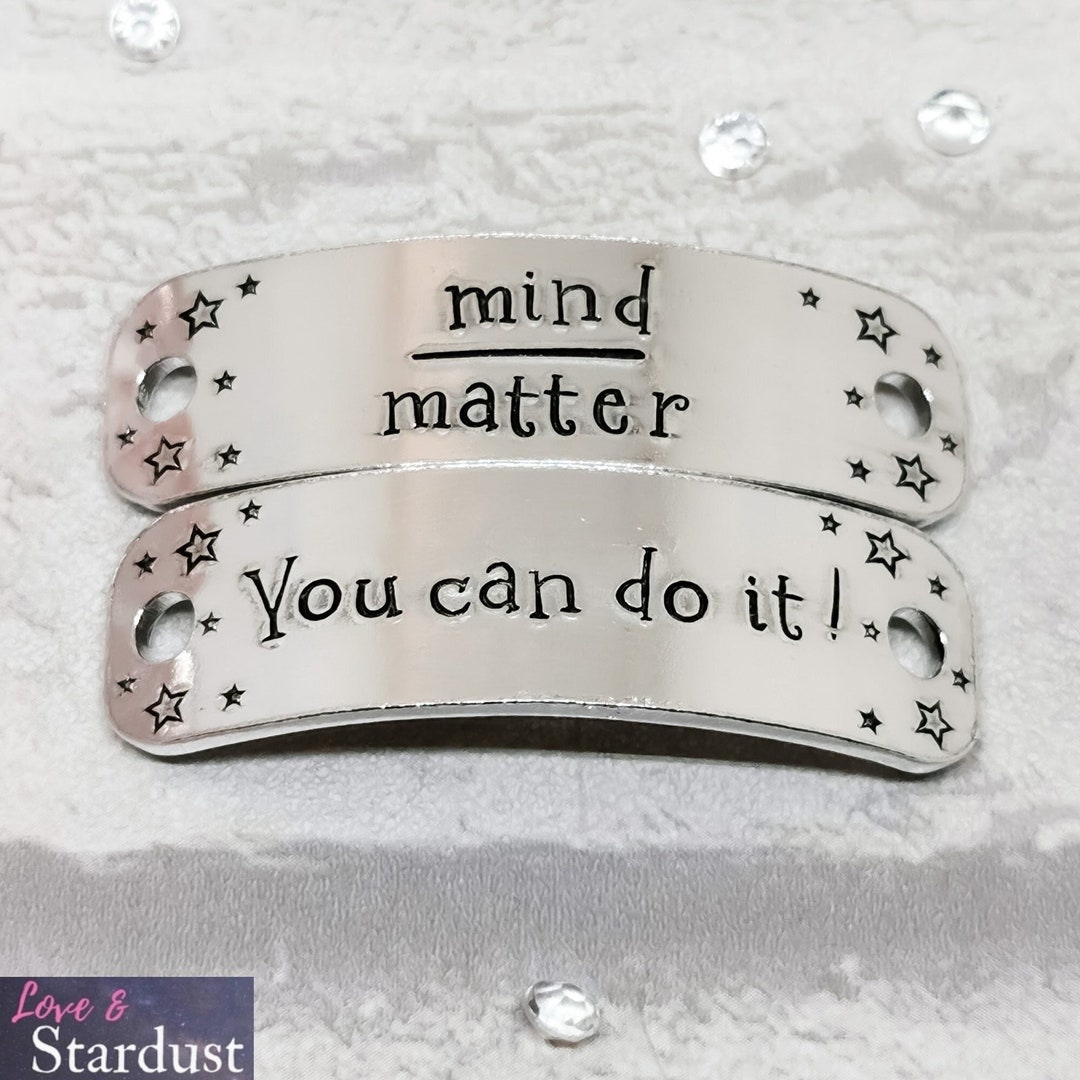 Mind Over Matter Trainer Tags, You Can Do It! Gift for a Runner's Shoe ...