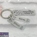 This Daddyasaurus Belongs to Personalised KEYRING Hand Stamped Dinosaur ...
