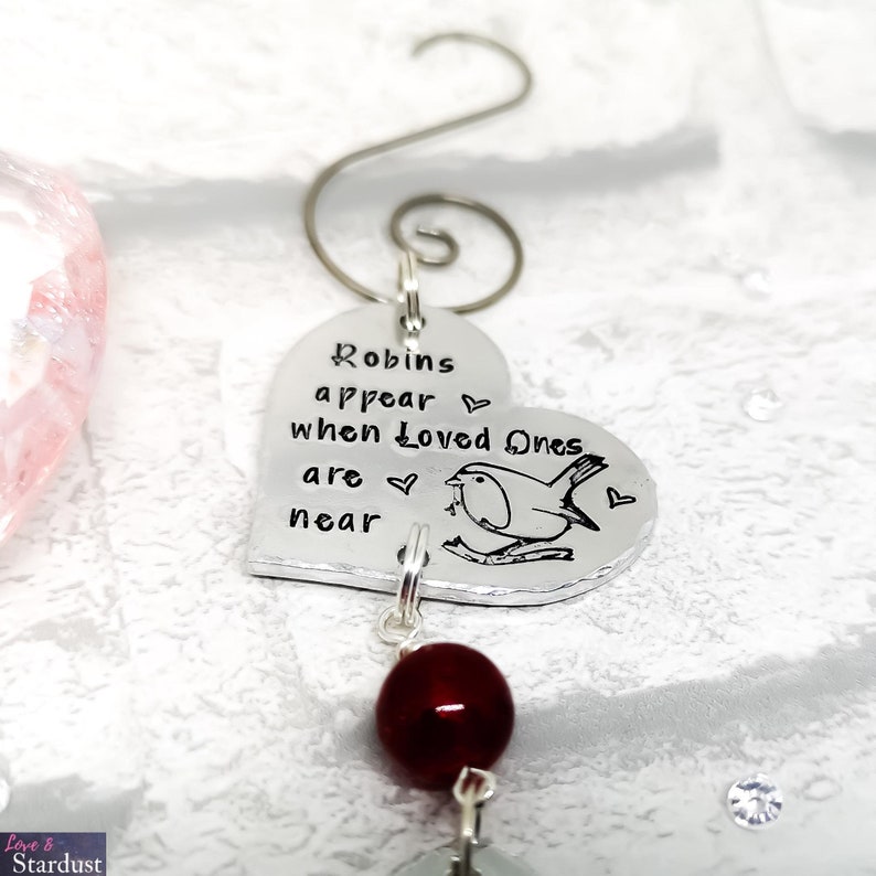 Robins Appear When Loved Ones Are Near Personalised Memorial Gift ...