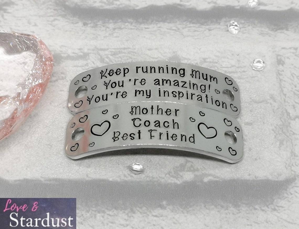 Deluxe Custom Trainer Tags Personalised Shoe Lace Charms 3 Lines of ...