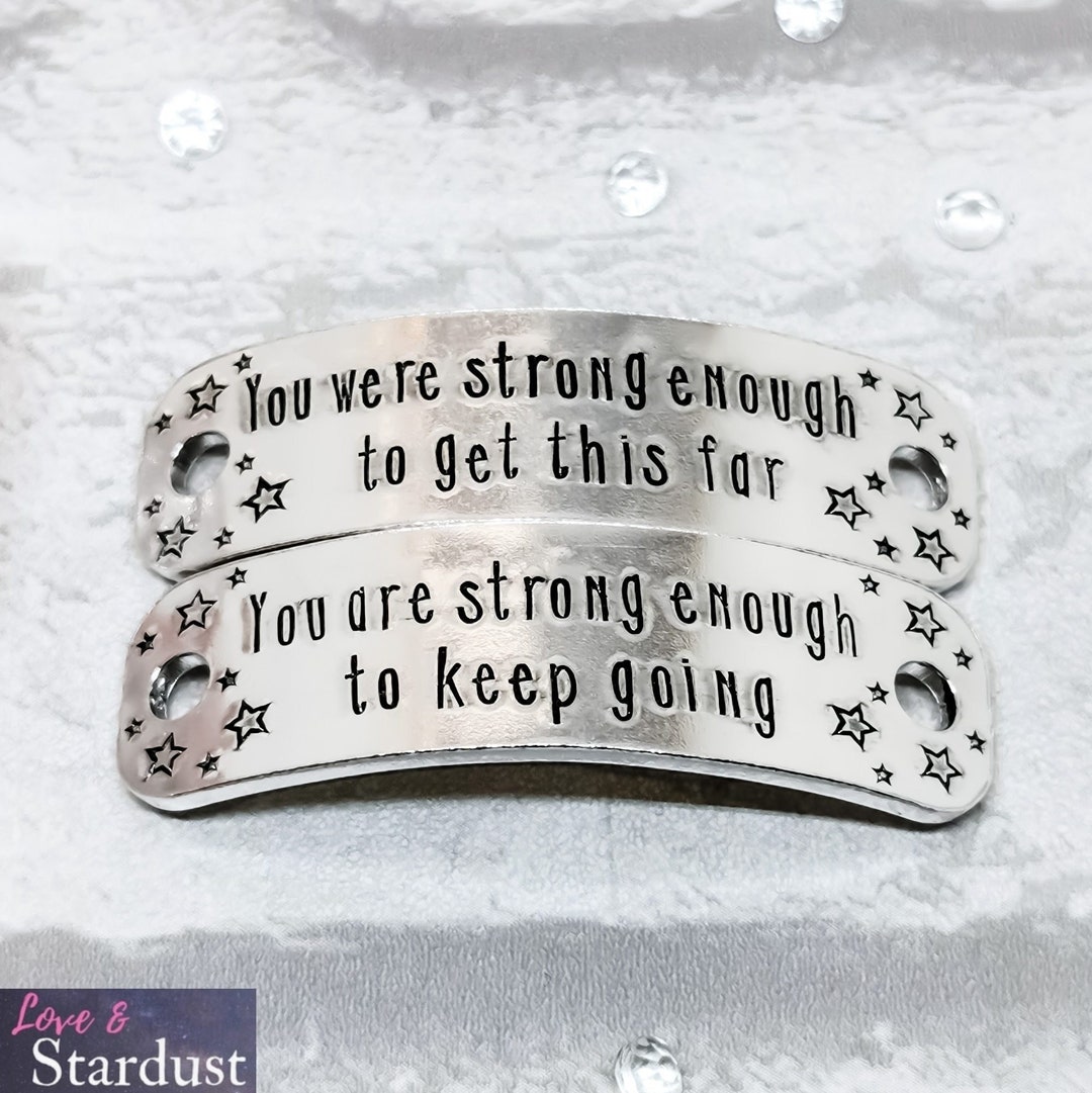 You Are Strong Enough Trainer Tags, Keep Going! Gift for a Runner's ...