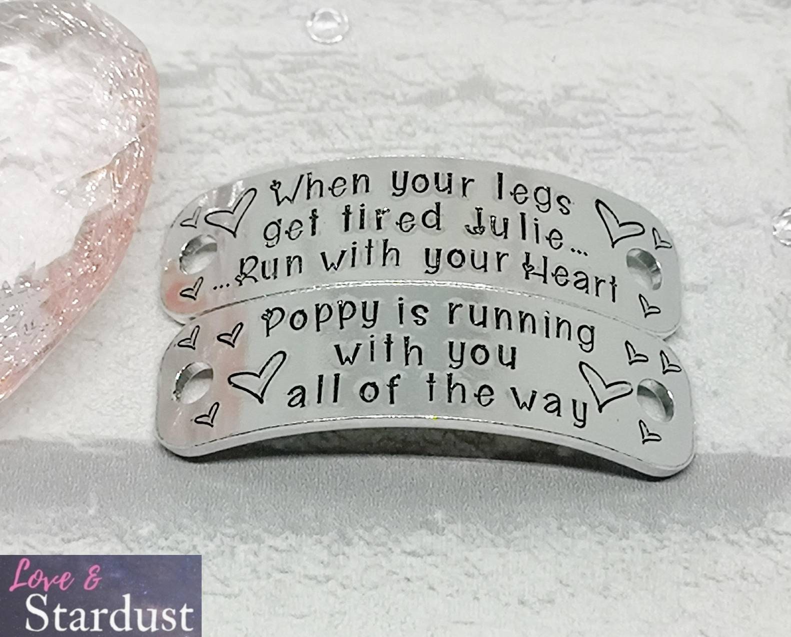 Deluxe Custom Trainer Tags Personalised Shoe Lace Charms 3 Lines of ...