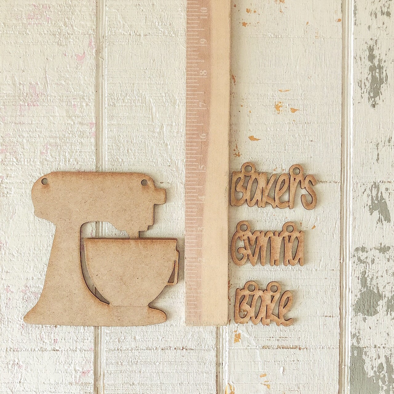 DIY Kitchen Mixer Banner 3-D Laser Cut Blank Mixer Banner | Etsy