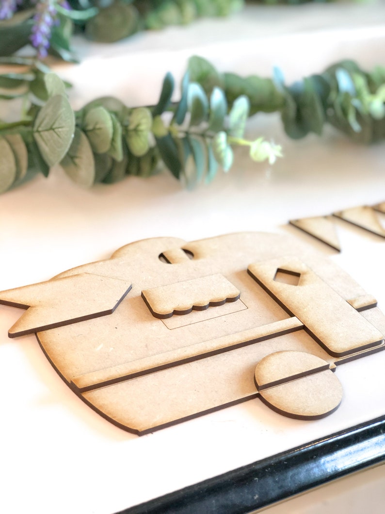 DIY Vintage Camper Banner Blank Camper Cutouts Camper Party - Etsy