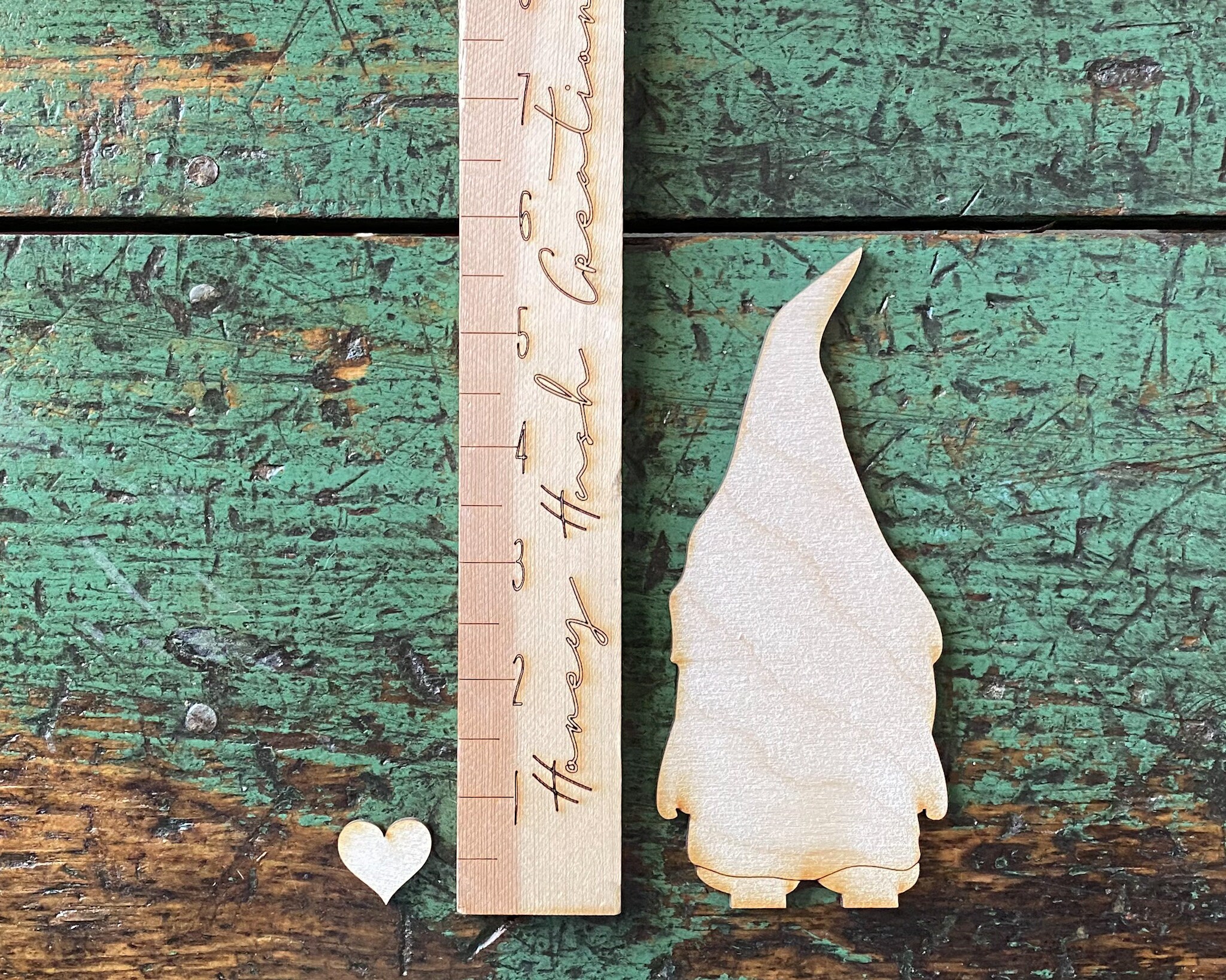 Set of 3 DIY Standing Gnome Cutouts Blank 3D Gnomes | Etsy