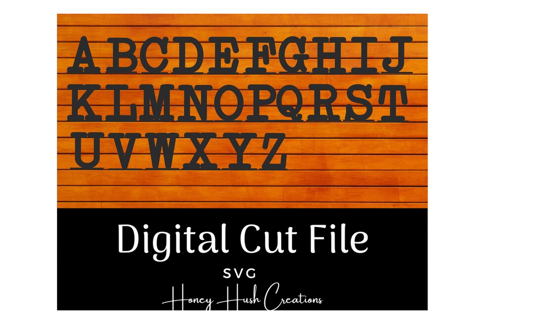 SVG File for Letterboard Alphabet, Digital Cut File for Letterboard ...