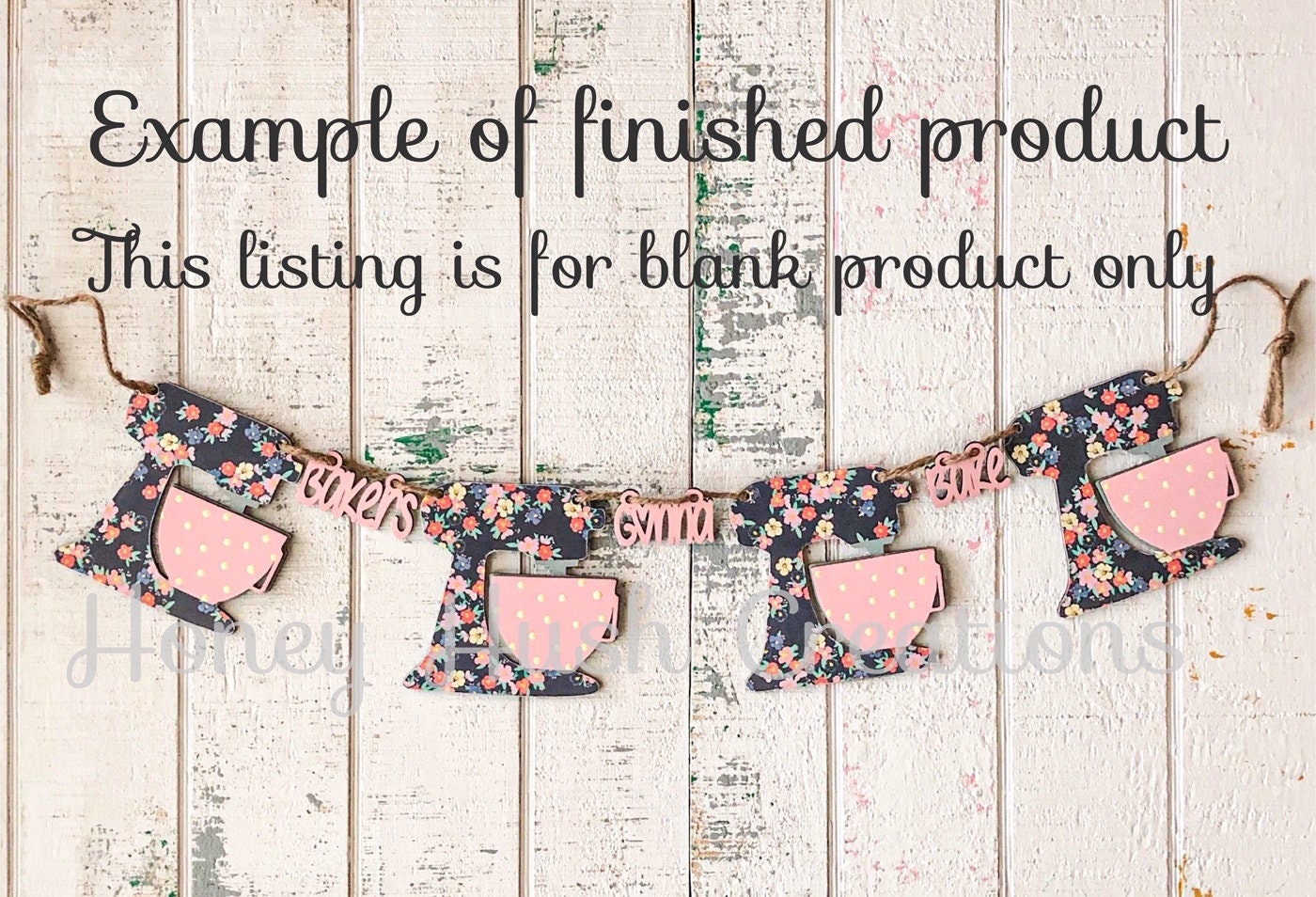 DIY Kitchen Mixer Banner 3-D Laser Cut Blank Mixer Banner | Etsy