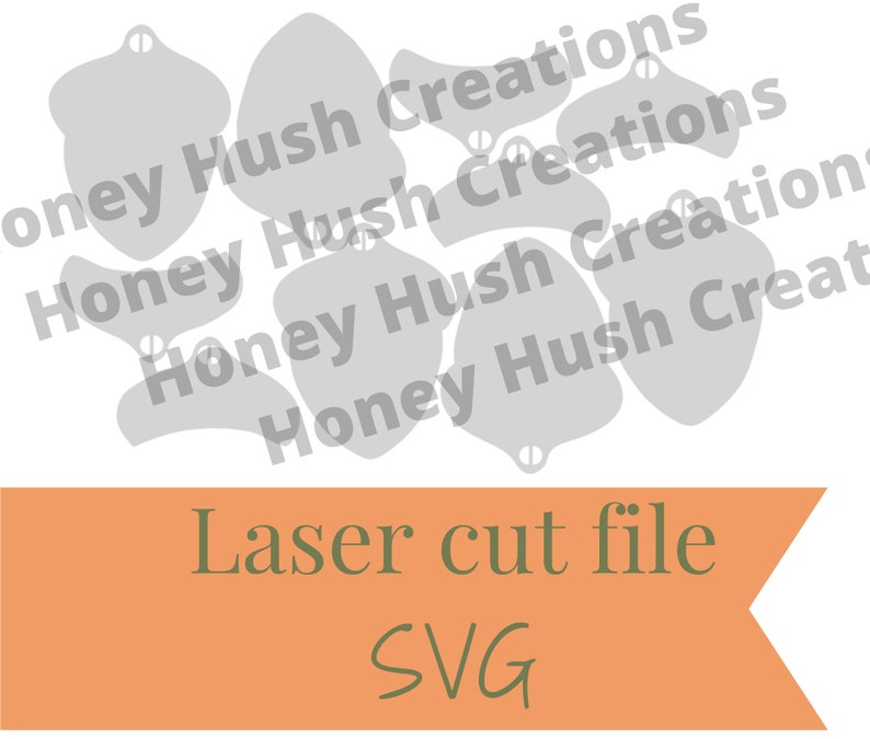 Acorn Banner SVG Banner Laser Cut File Thanksgiving Laser - Etsy