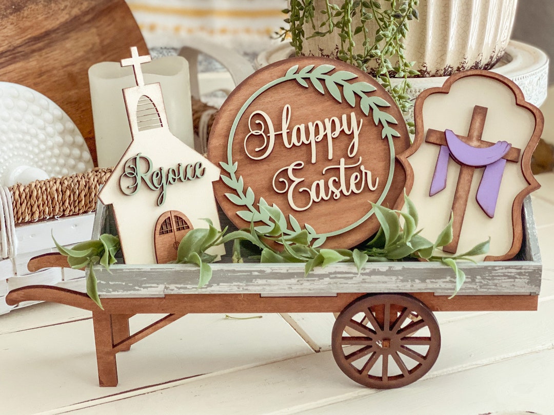 DIY Easter Inserts for Interchangeable Wheelbarrow, Seasonal Add on Set ...