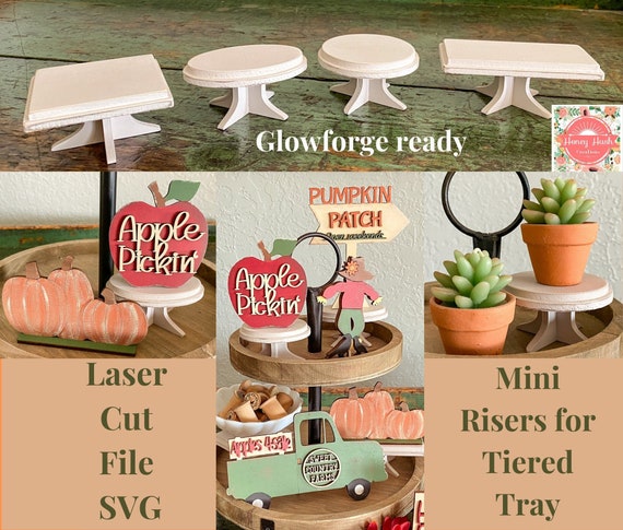Mini Risers for Tiered Tray SVG File for 1/4 Wood | Etsy
