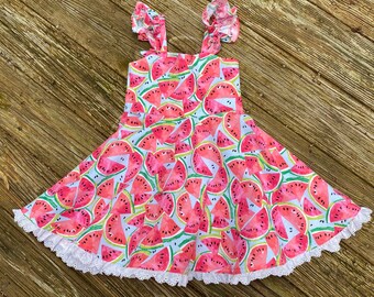 Watermelon Dress - Etsy