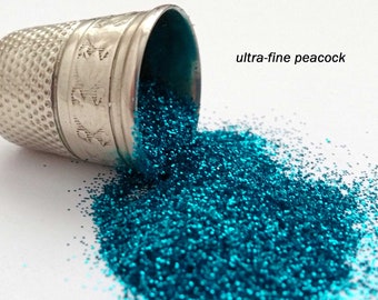 Peacock glitter | Etsy