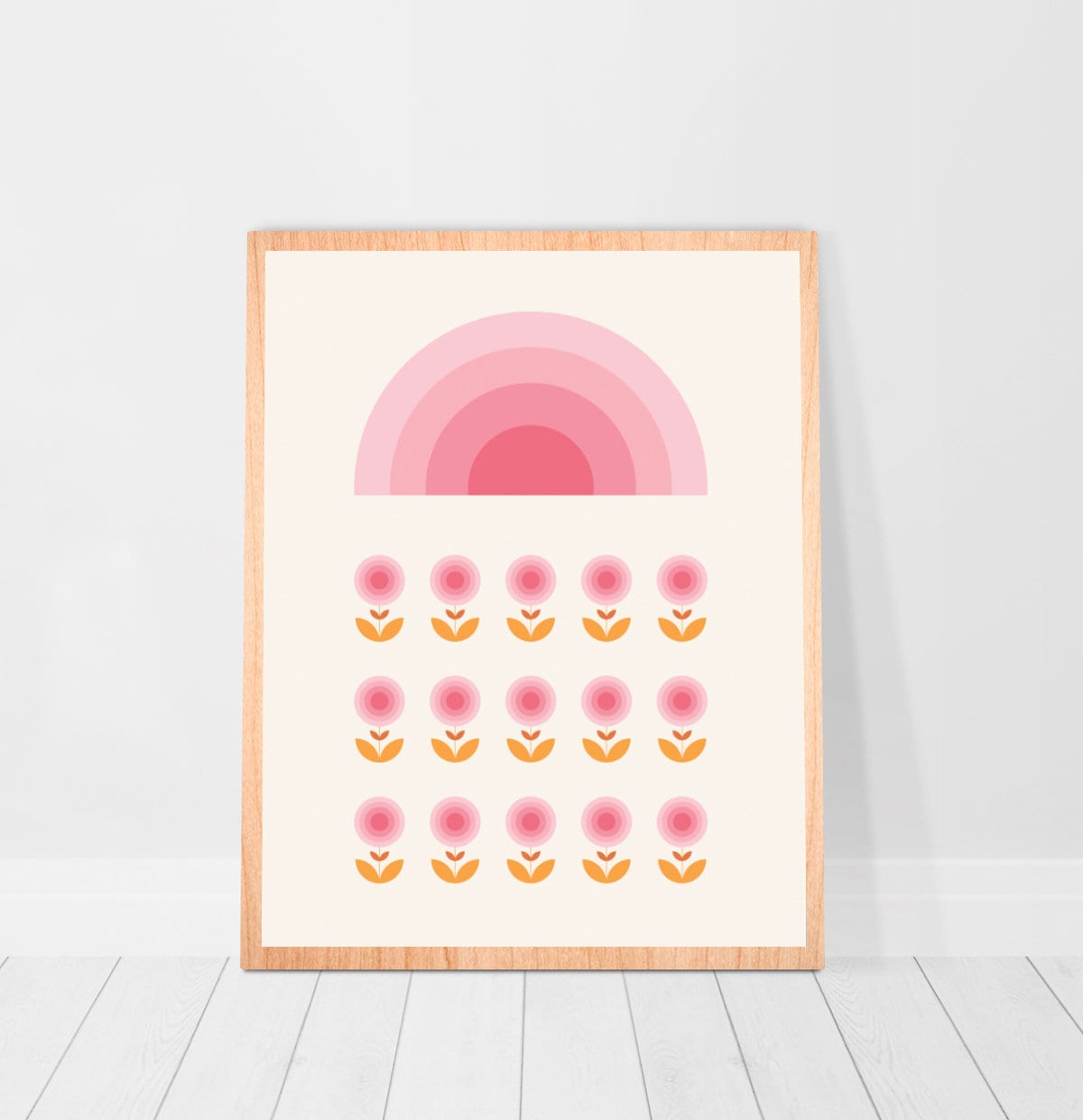 Retro wall art set of 9 prints bundle Nursery Decor Gallery | Etsy