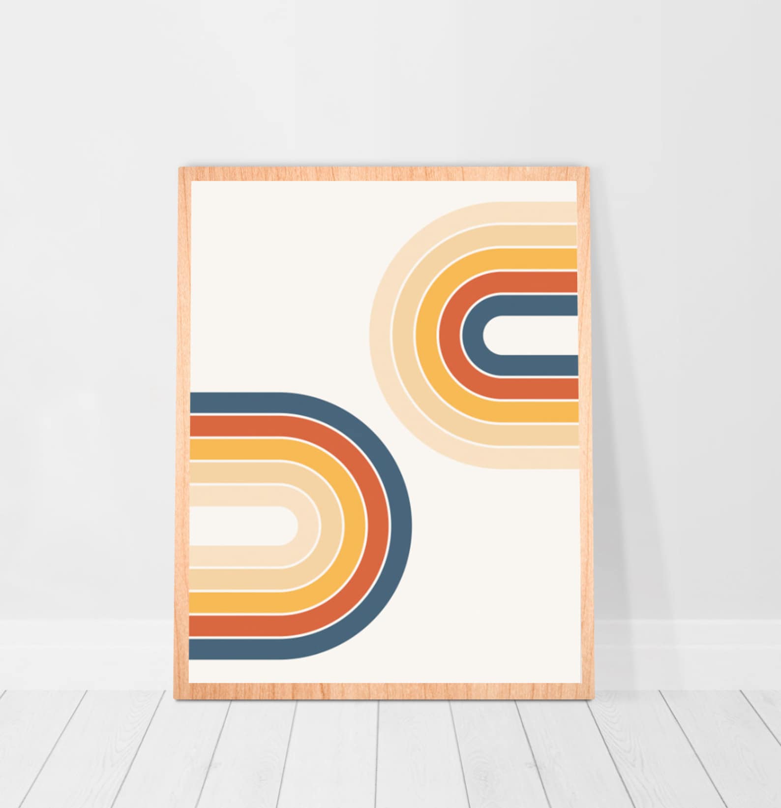 College Dorm Decor 1970s Retro Rainbow Print 70s Decor Wall - Etsy