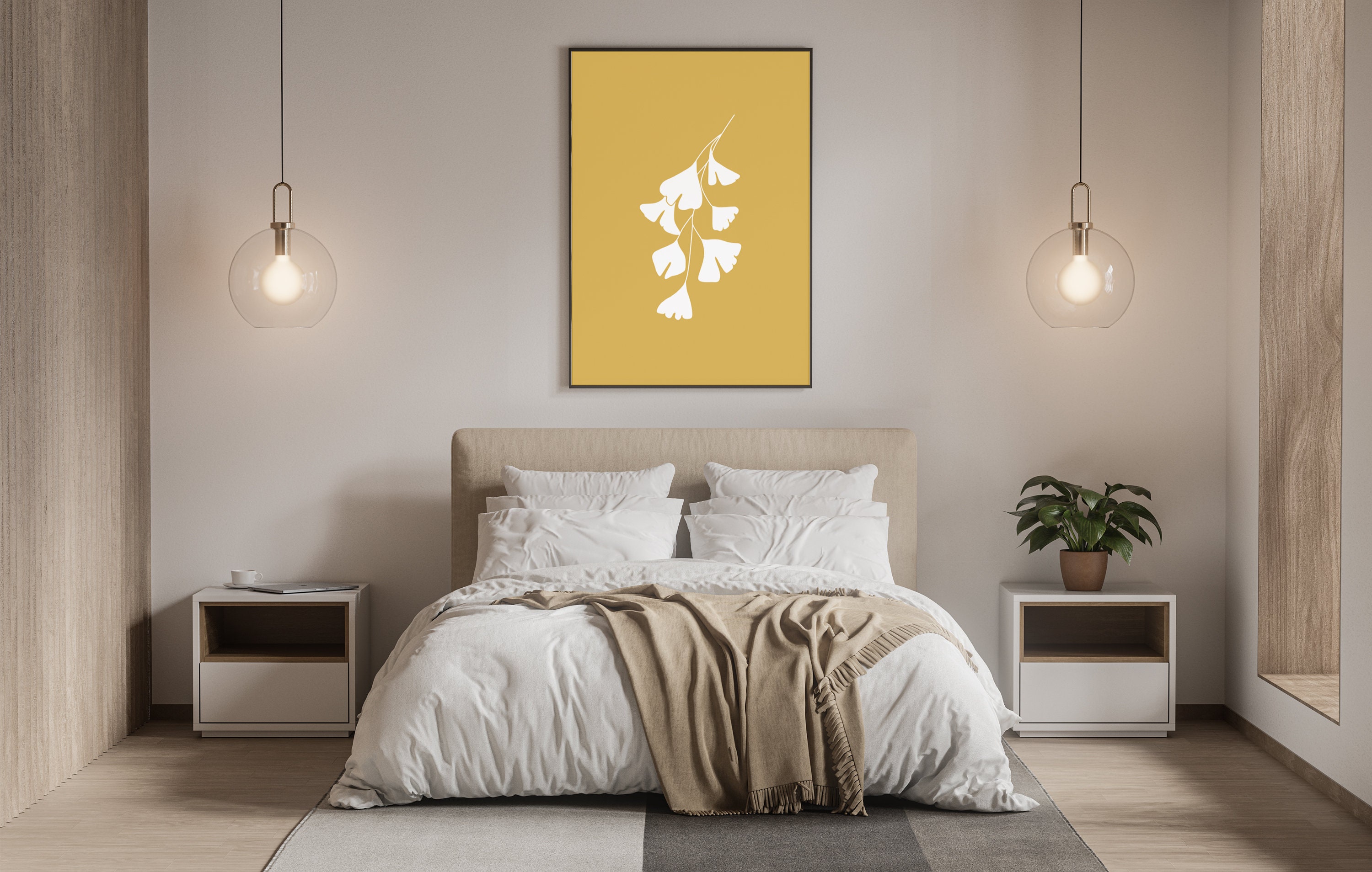 Dorm arredamento Pantone poster Senape Giallo Wall Art Stampa | Etsy