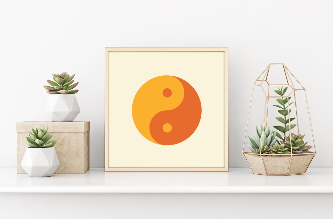 Square Print Feng Shui Yin Yang Poster Y2k Preppy Room Decor Prints ...
