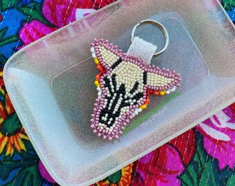 Authentic Native American Handmade Beaded Keychain/wristlet | American ...
