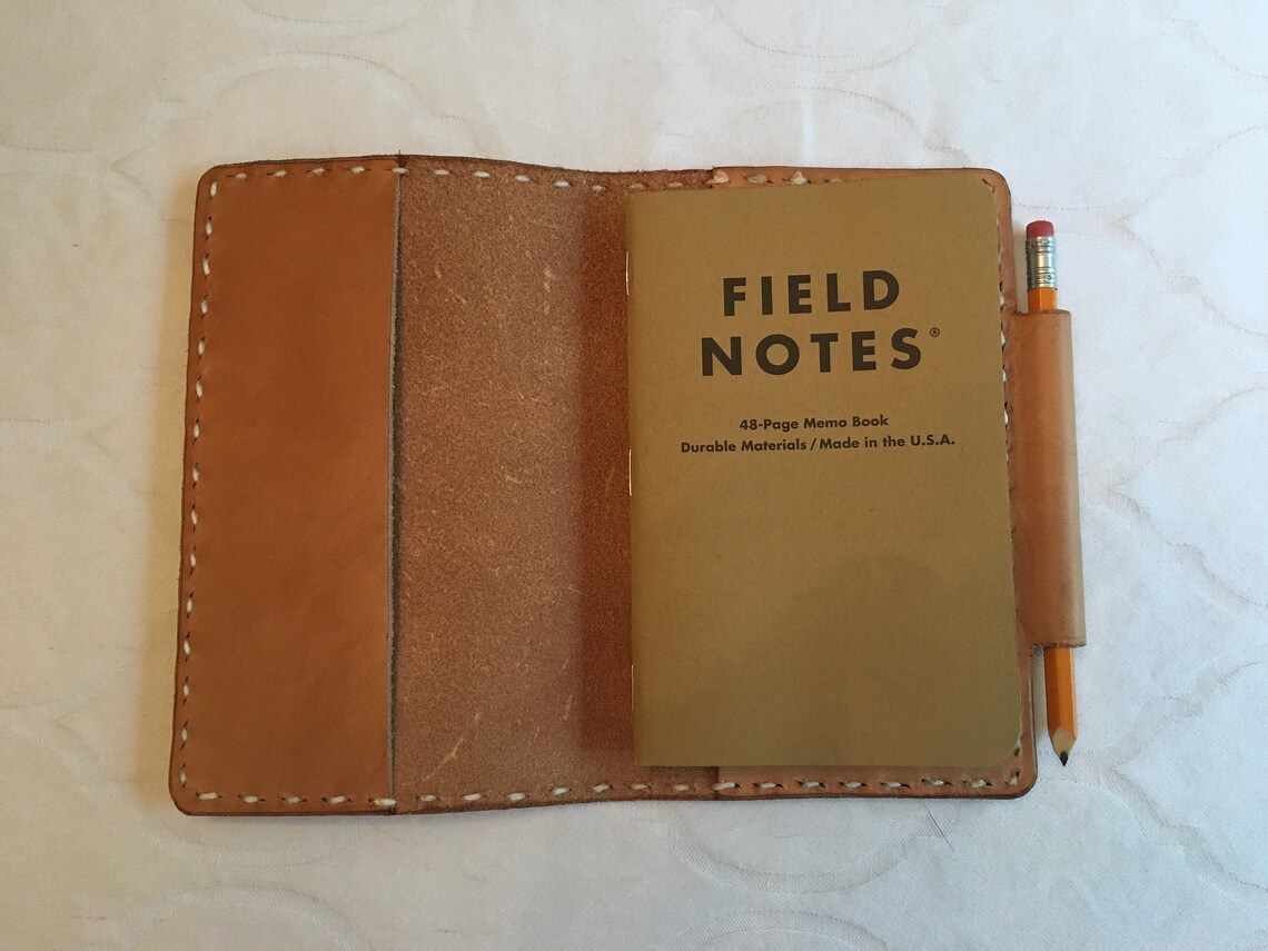 Leather Field Notes Journal - Etsy
