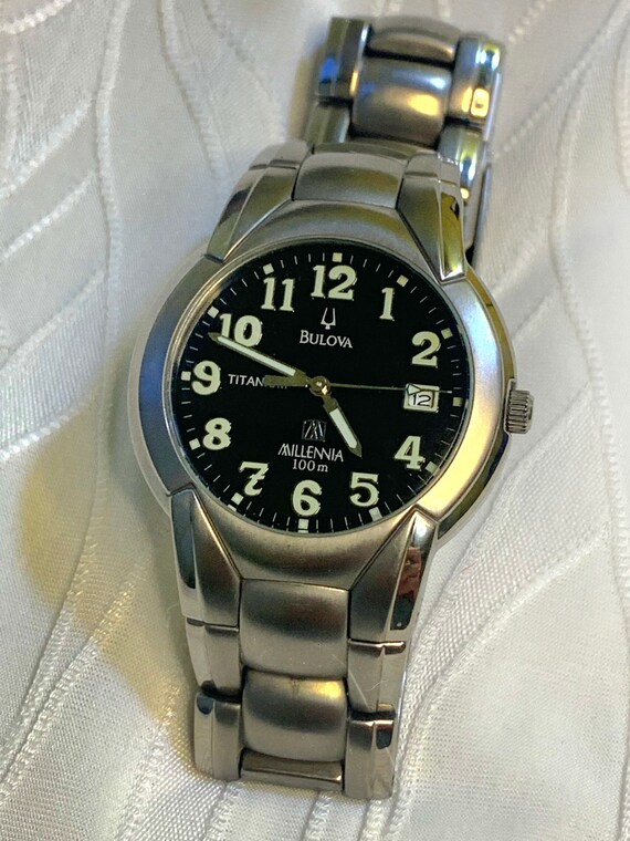 Bulova Millennia Titanium Watch - Etsy