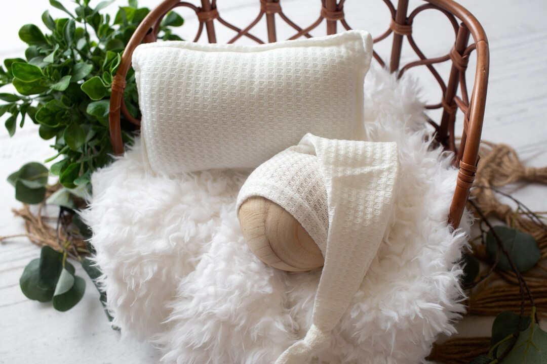 RTS 3-piece Creamy Prop Bundle | Creamy Neutral Newborn Prop Set ...