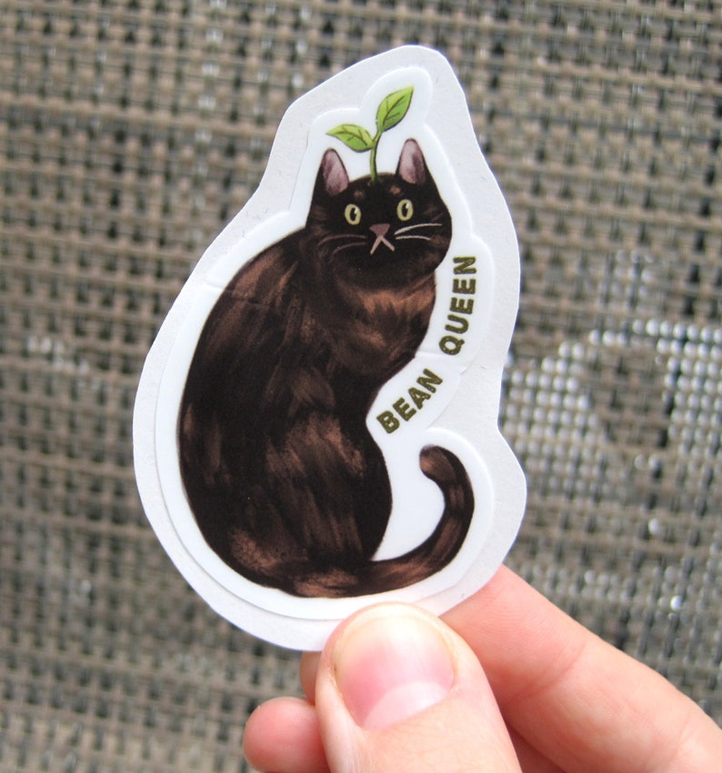 Relatable Cat Moods Single Stickers | Etsy