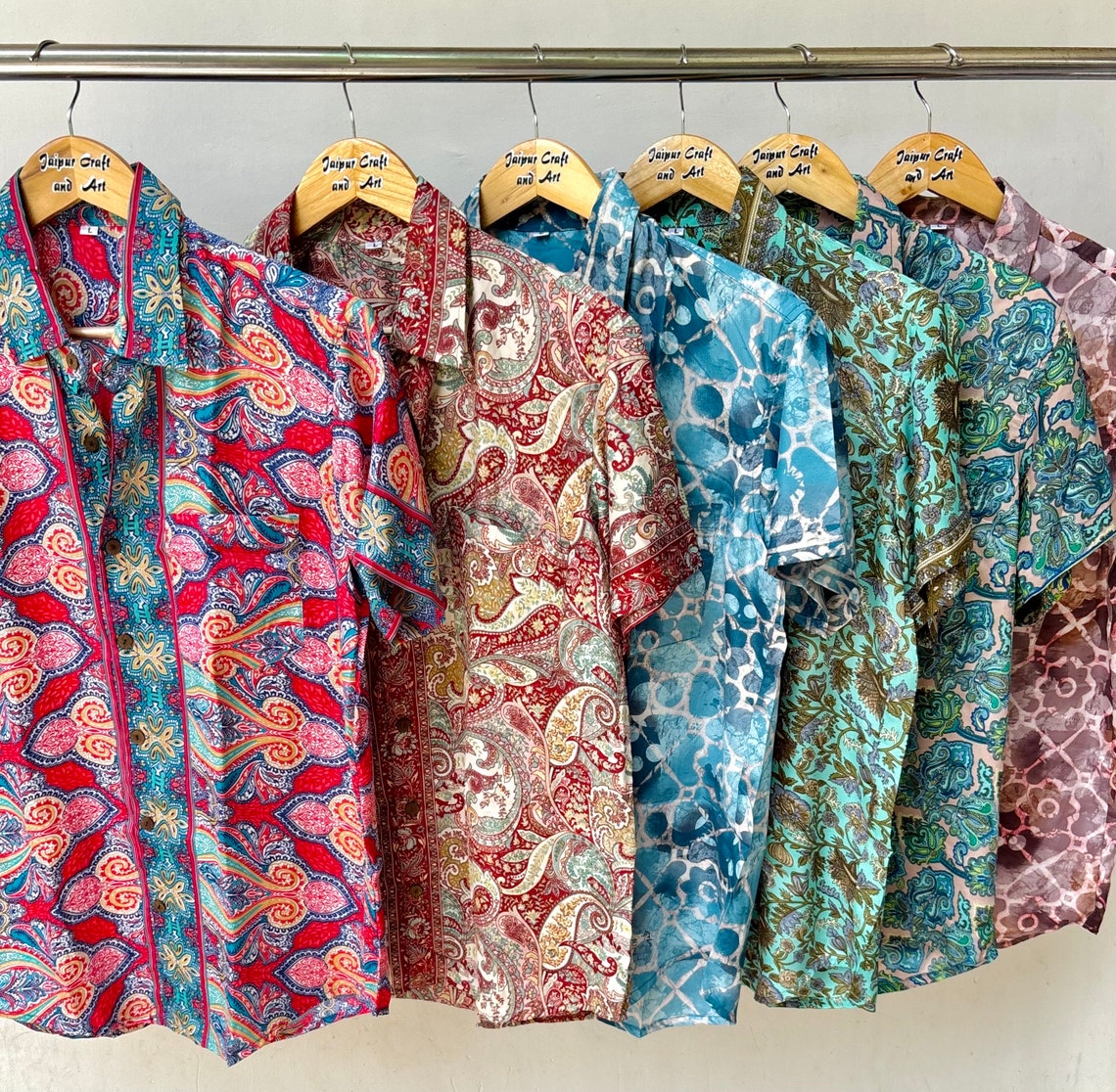 Indian Vintage Silk Lot / Bulk Silk Shirt / Wholesale Lot Vintage Style ...