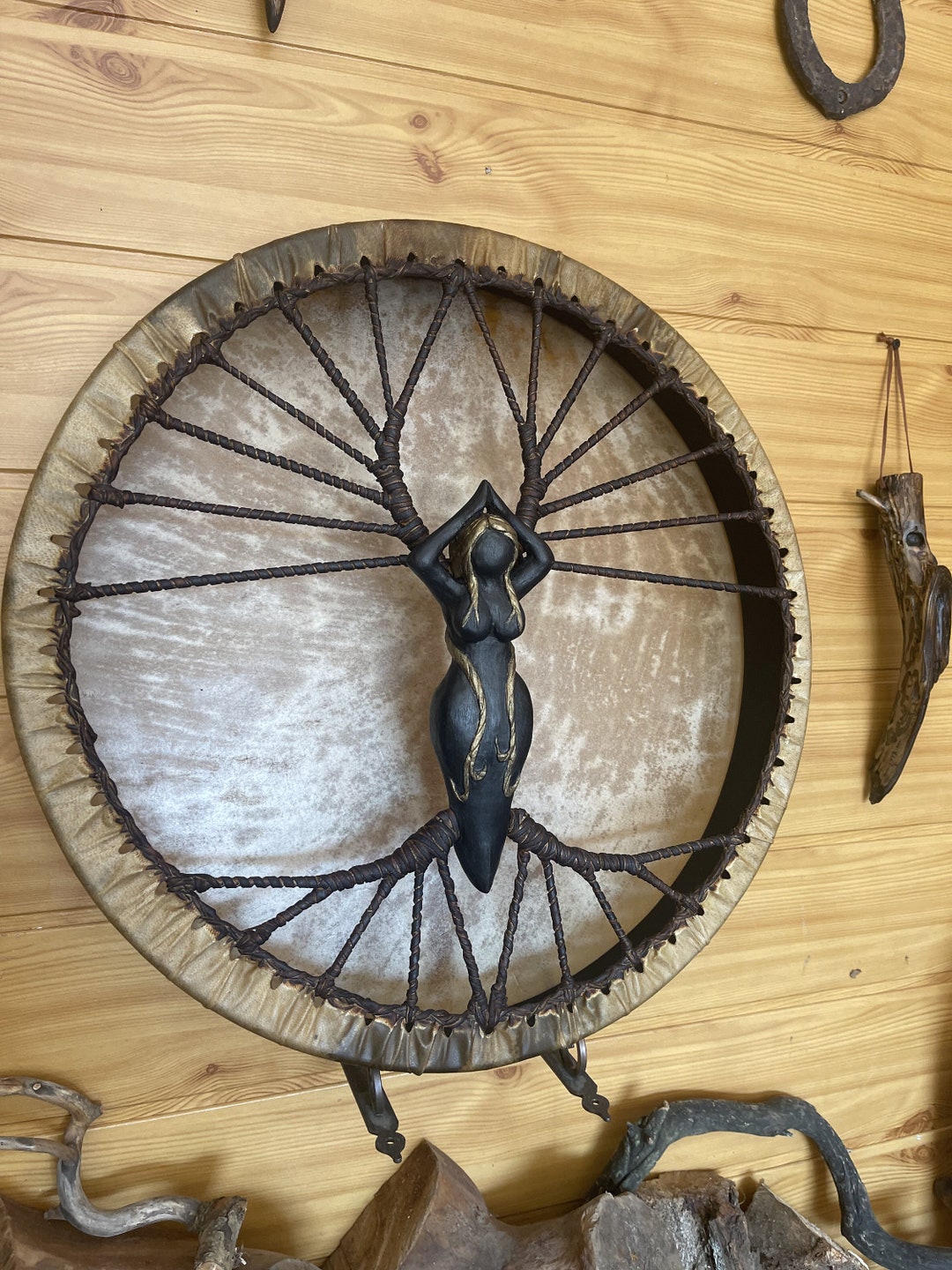 Shaman Drum Gaia, Hand Percussion Drum, Soul Music Ritual Drum ...