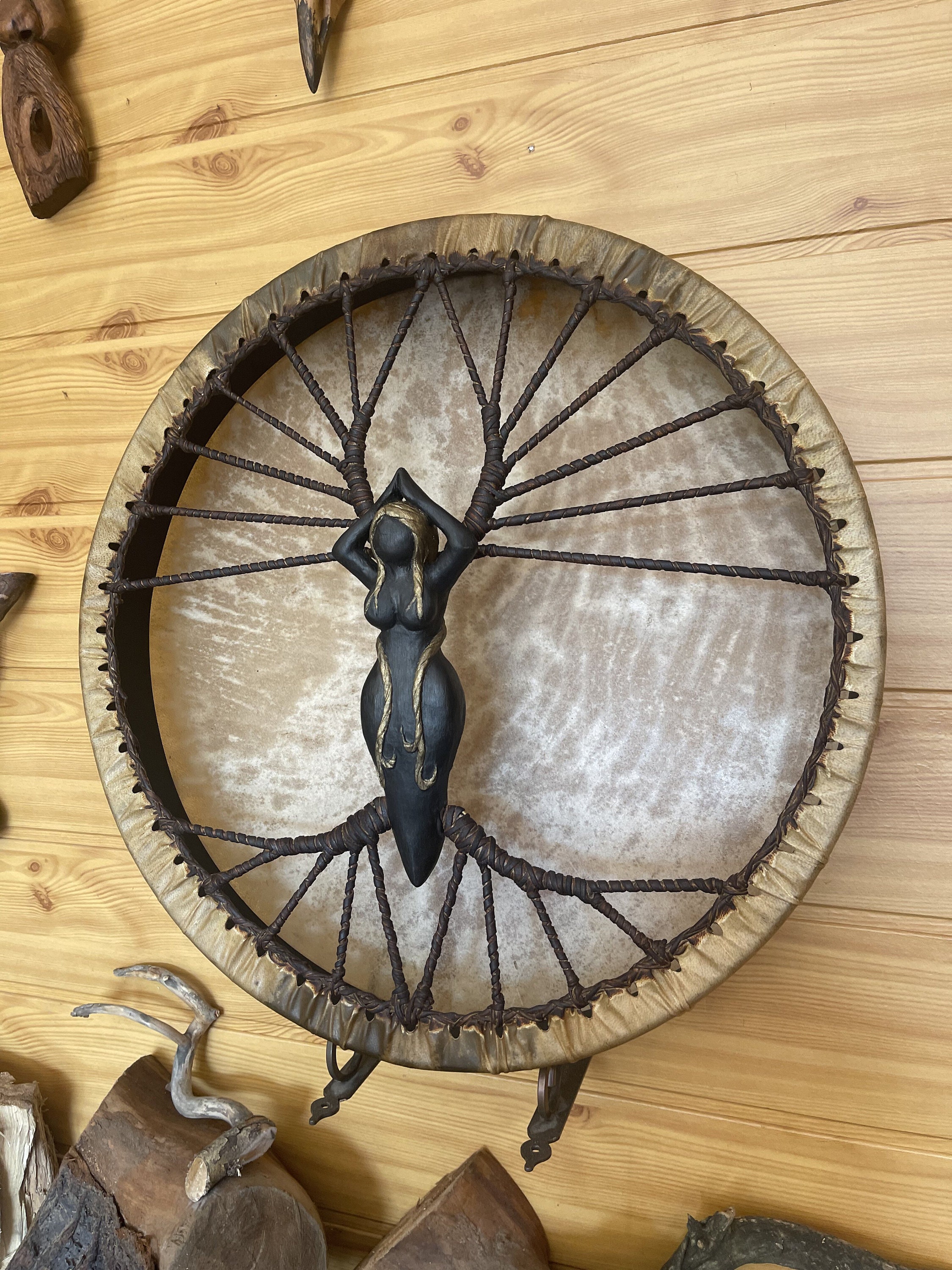 Shaman Drum Gaia, Hand Percussion Drum, Soul Music Ritual Drum ...