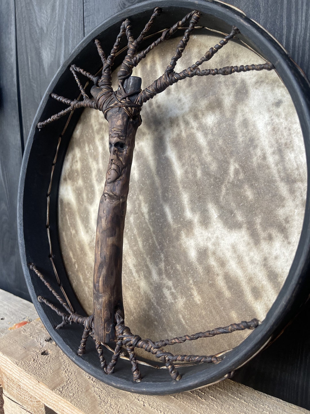 Shaman Drum, Shamanic Drum, Hand Drum, Shaman Tools, Shaman Decor ...