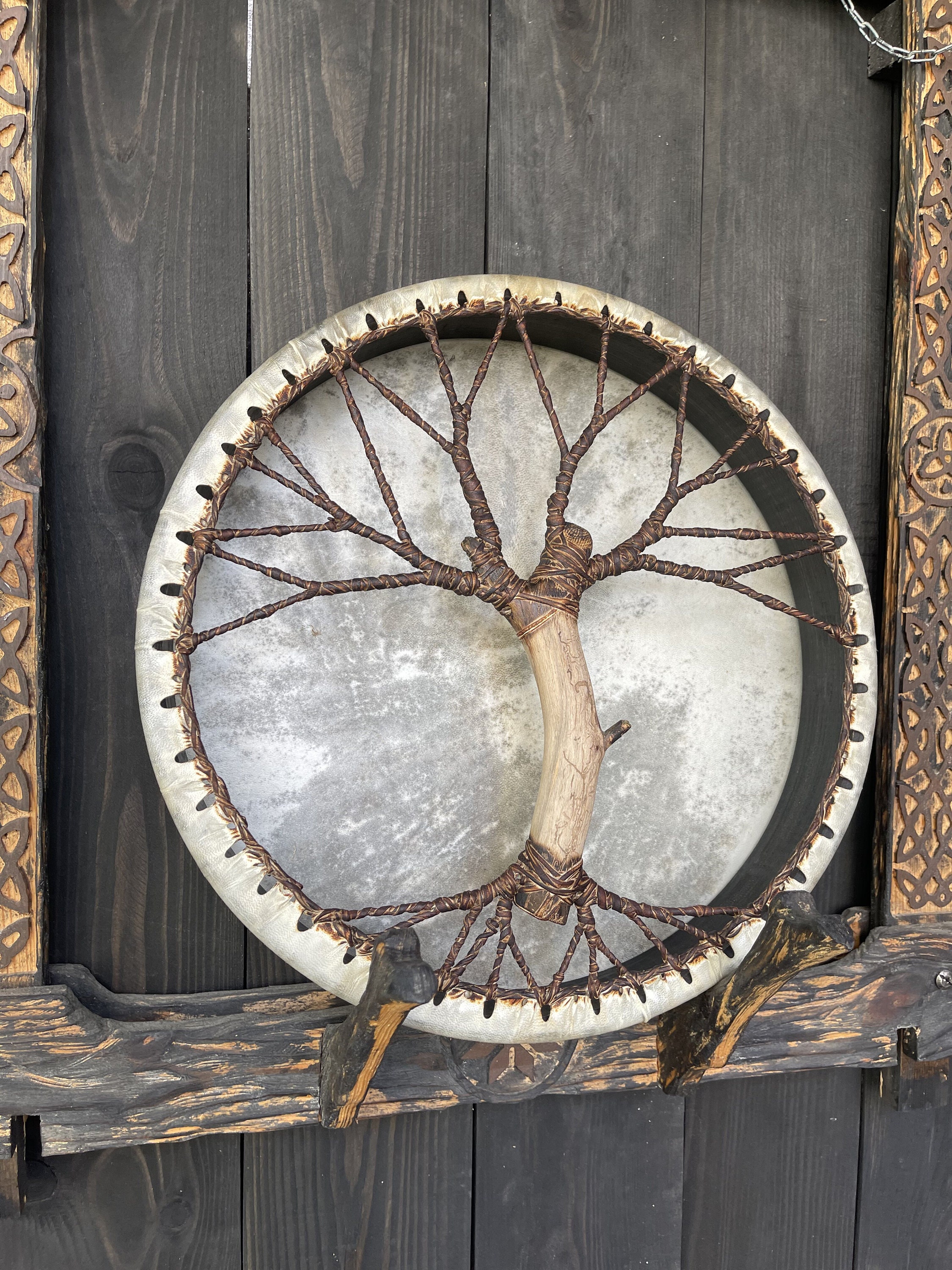 Shaman Drum, Shamanic Drum, Hand Drum, Shaman Tools, Shaman Decor ...