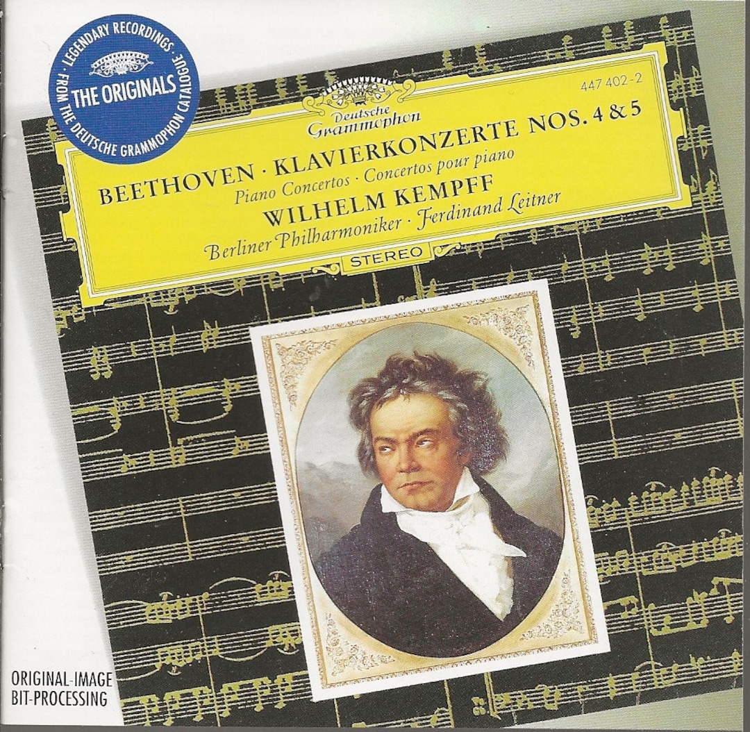 Beethoven: Piano Concertos 4 and 5 "emperor", With Wilhelm Kempff or ...