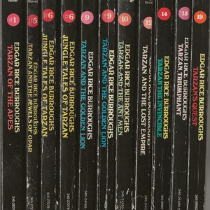 Tarzan of the Apes and Others, by Edgar Rice Burroughs (black ...